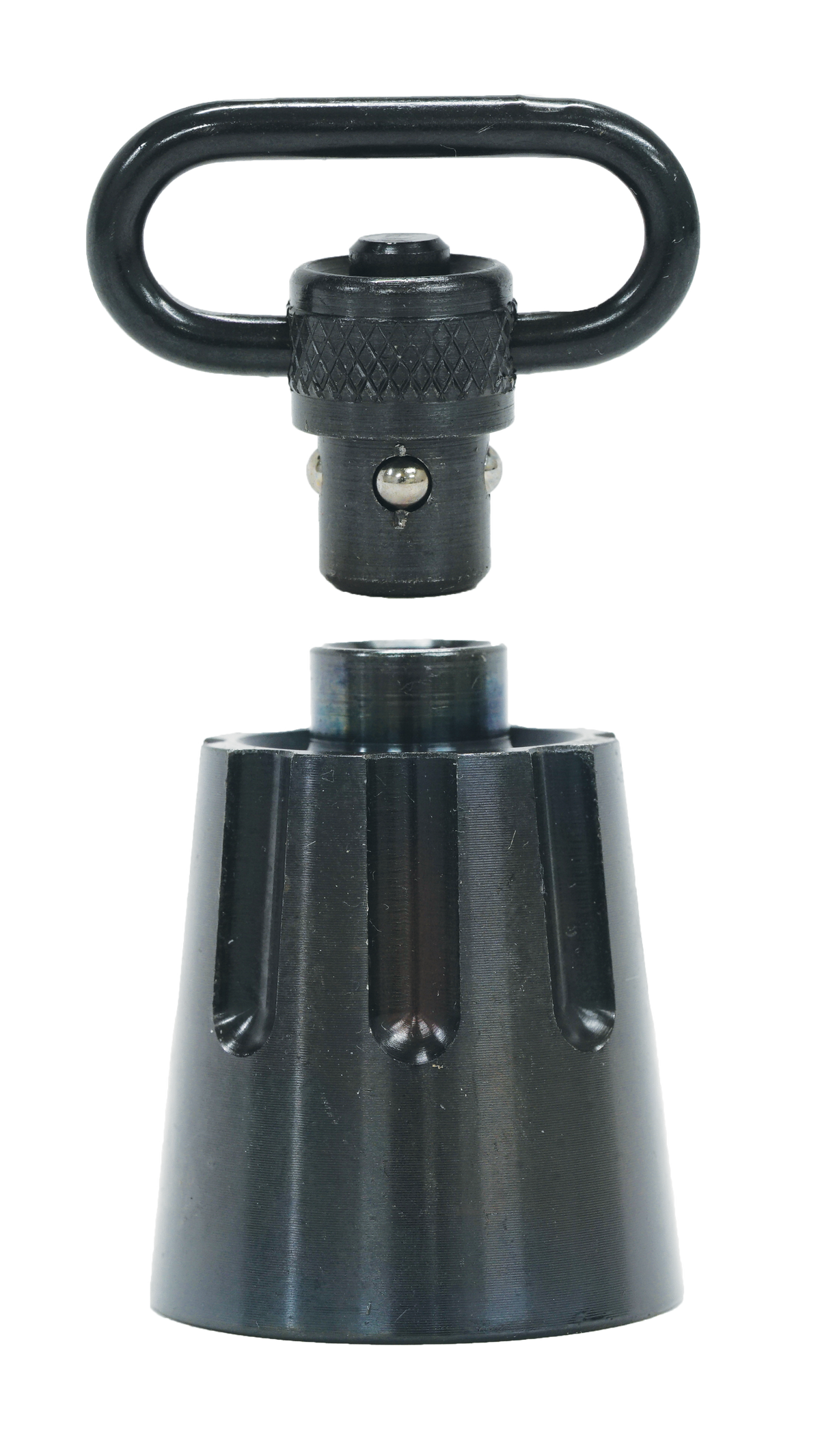 Shotgun Mag Caps W/ Push Button Swivel